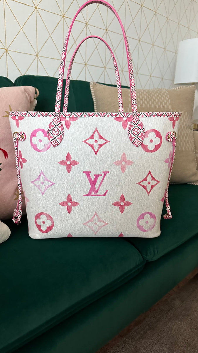 Louis Vuitton Neverfull MM By the Pool Pink – DAC