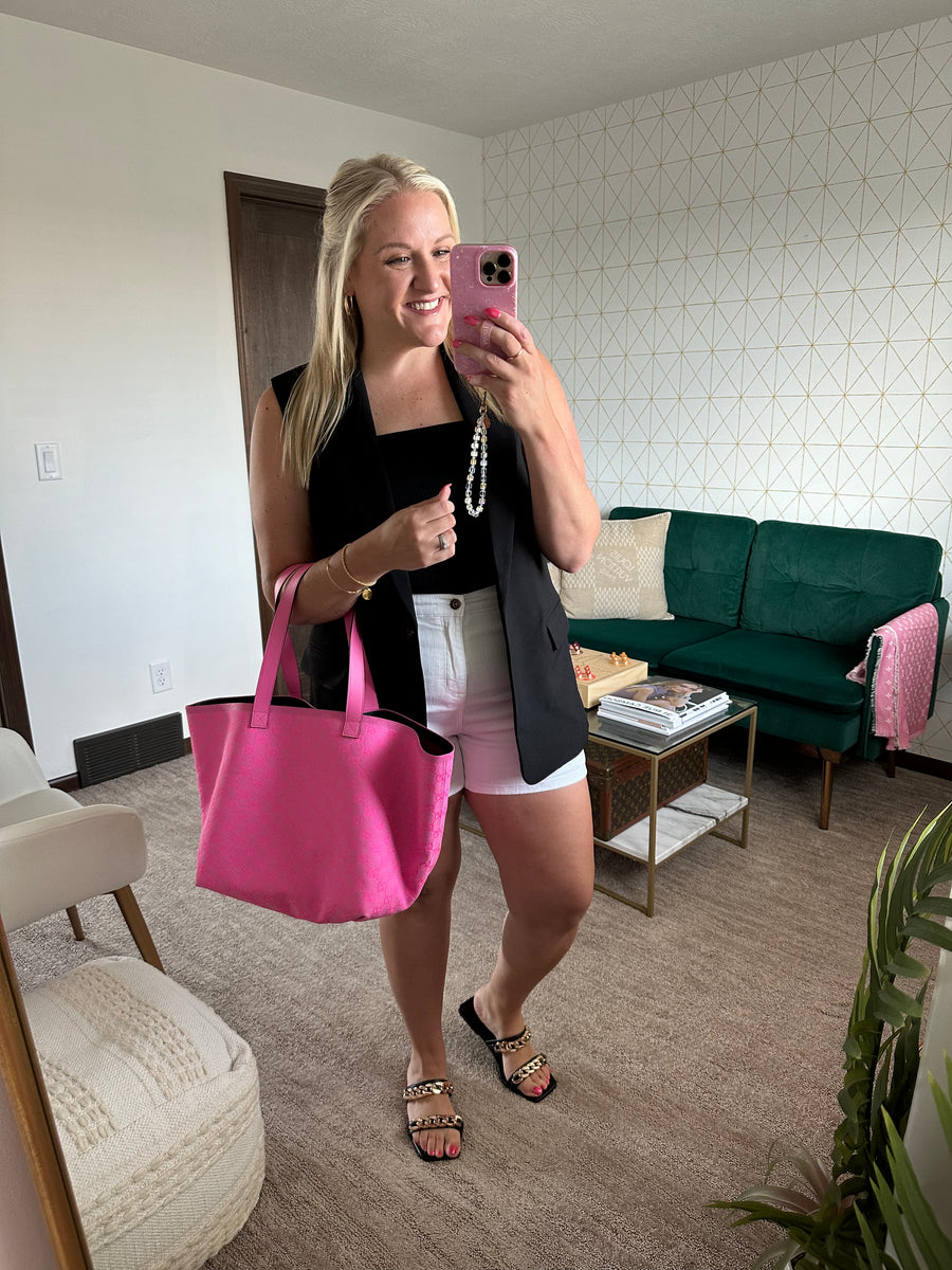 Gucci GG Medium Canvas Tote Bag Pink – DAC