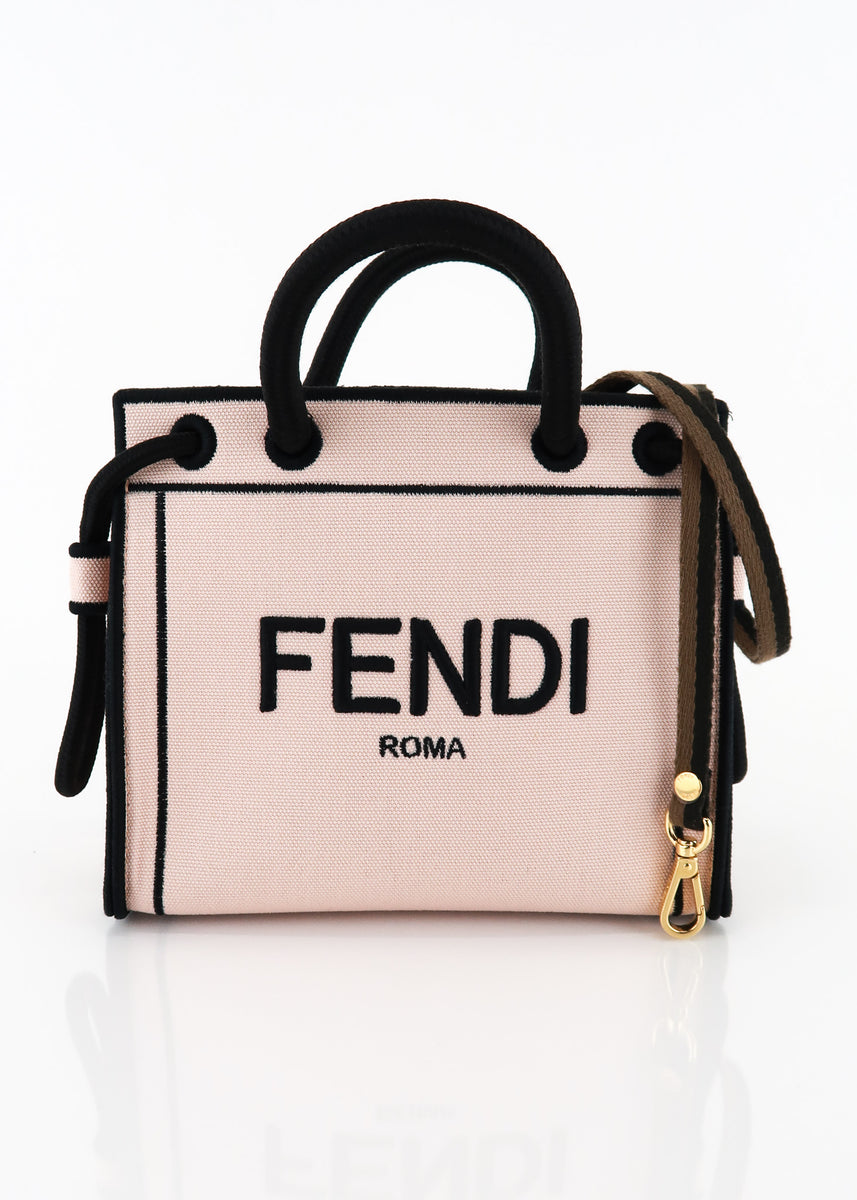 Fendi Roma Mini Shopper Natural – DAC
